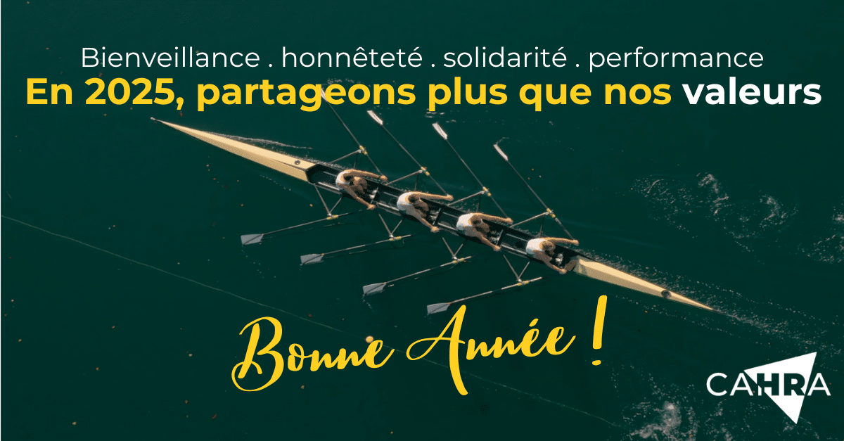 Bonne année 2025 avec CAHRA