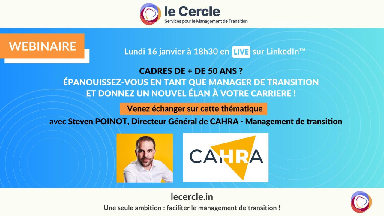 Webinaire CAHRA s'épanouir en tant que manager de transition